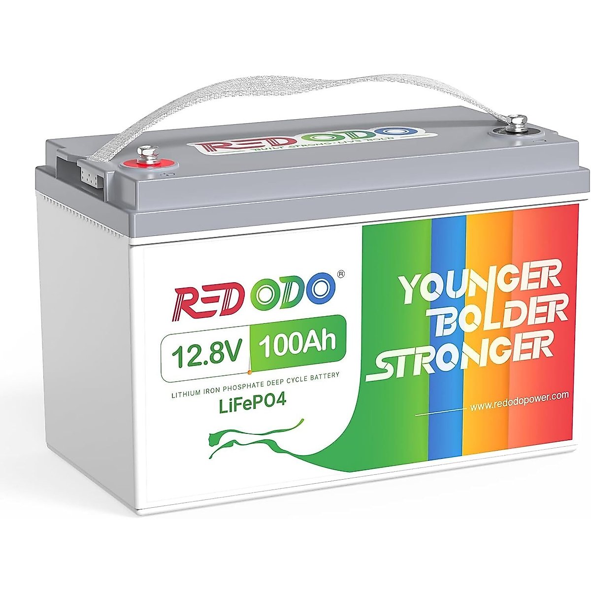 Redodo 12V 100Ah LiFePO4 Battery, Group 31 Lithium Battery with 100A BMS, Up to 15000 Deep Cycles Battery for RV, Solar, Trolling Motor and Off Grid