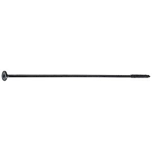 FastenMaster FMHLGM012-250 HeadLOK Heavy-Duty Flathead Fastener, 12 Inches, 250-Count, Black