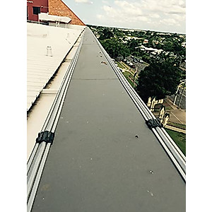 Bird Barrier Bird-Shock Flex-Track – 50ft Low Profile Electrified Track Bird Deterrent – Flexible PVC Strips with Stainless Steel Braid – Bird Repellent for Roofs, Parapets, Ledges - Sign Red