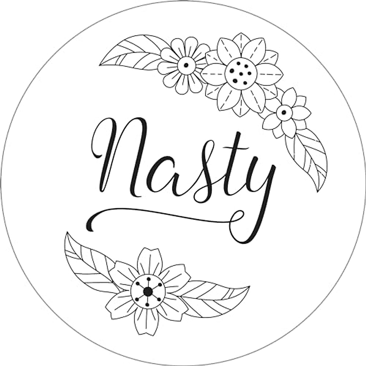 Snarky Embroidery Pattern Transfers (set of 10 hoop designs!)