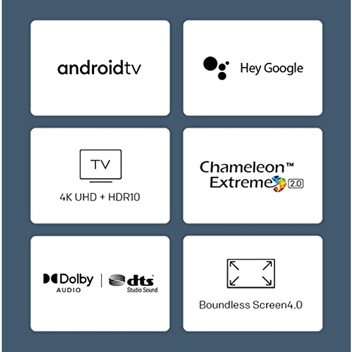 Skyworth 55 Inch S6G Plus Premium 4K Smart Android 10.0 TV, HDR10, Dolby Audio, Smart with Voice Control, Google Assistant, Chromecast, Android TV