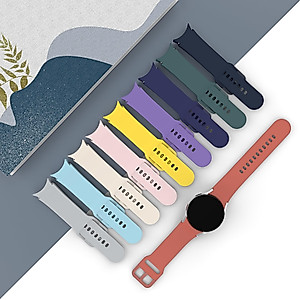 GGKING Premium Breathable Silicone Watch Band for Samsung Galaxy Watch 4 Classic Bands, 42mm-46mm