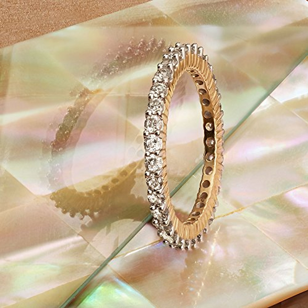 Ross-Simons 1.00 ct. t.w. Diamond Eternity Band in 14kt Yellow Gold. Size 7