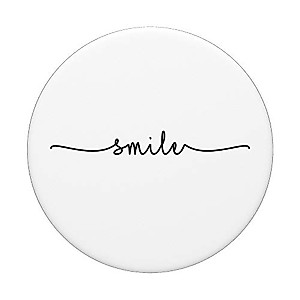 Style101 PopSocket - Smile -PopSockets Grip PopSockets PopGrip: Swappable Grip for Phones & Tablets