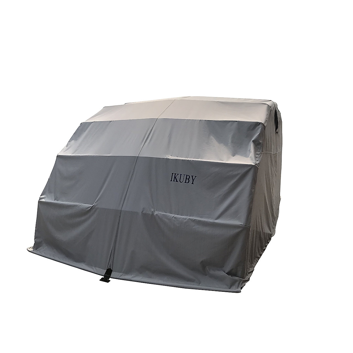 Ikuby SUV Carport, Super Sturdy Heavy Duty Portable Lockable Carport: All Weatherproof Anti UV Waterproof Retractable Car Shed - Steel Frame Auto Shelter for Maximum Durability – Full Protection