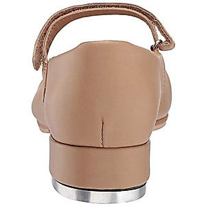 Leo Women's Rhythm TAP Dance Shoe, tan, 5 Medium US