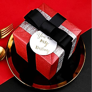 1-1/2" Wide Double Faced Black Polyester Satin Ribbon for Crafts, Wedding, Gift Wrapping, Bow Making,Party Decoration, Christmas Tree Deco (25 Yards)