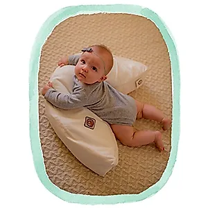 The Nesting Pillow - Organic Nursing Pillow with Washable Slip Cover