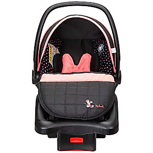 Disney Light 'N Comfy 22 Luxe Infant Car Seat, Minnie Confetti