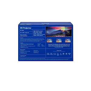 Onn 720p LCD Home Theater Projector Black 1280 x 720 Resolution Aspect Ratio: 16:9, 4:3 Project up to 150 inches - 100020900