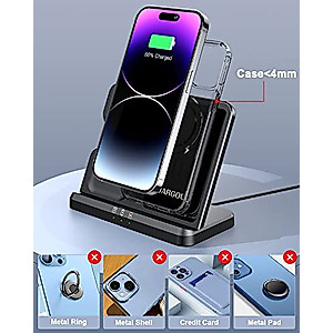 𝟮𝟬𝟮𝟯 𝗡𝗲𝘄 Wireless Charging Station 3 in 1 Wireless Charger for iPhone 14 13 12 11 Pro Max/X/8 Charging Station for Multiple Devices for Apple Watch Ultra SE 8 7 6 5 4 3 2 for AirPods Pro 3 2