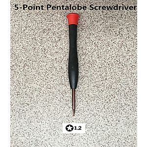 Replacement 6pcs Bottom case Cover Screws & Screwdriver for MacBook pro A1706 2016-2017 A1989 2018-2019 Silver