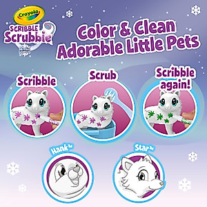 Scribble Scrubbie Pets Arctic Igloo, Color Change Pets & Storage Case, Gift for Girls & Boys