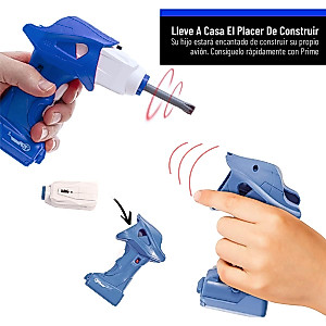 Electric Drill Airplane Take Apart Toy | Convert to Remote Control | Easter Gift for Boys 3-7 | Build Realistic Plane for Toddlers | Assembly Set with Screwdriver | Kids' Aeroplane Toy