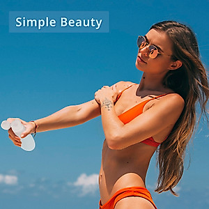 Silicone Travel Bottles for Toiletries TSA Approved Travel Size Containers Set 4 Pack Portable Leak Proof Refillable Cosmetic Squeeze Bottles Shampoo Hair Conditioner Body Lotion Bath Shower Gel