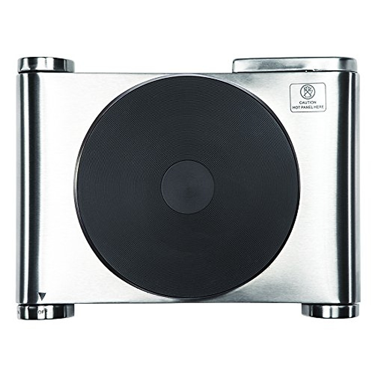 Nesco SB-01 Stainless Steel Electric Burner, 1500-watt, standard, Silver