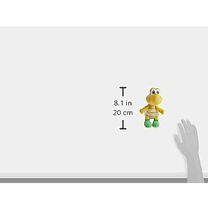 Little Buddy Super Mario All Star Collection 1425 Koopa Troopa Stuffed Plush, 7",Multi-Colored