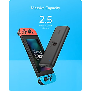 [Power Delivery] Anker PowerCore 20100 Nintendo Switch Edition, The Official 20100mAh Portable Charger for Nintendo Switch, for use with iPhone X/8, MacBook Pro, and More