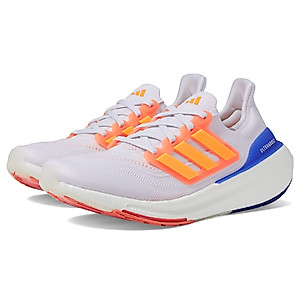 adidas Men's Ultraboost Light White/Solar Gold/Lucid Blue 9 D (M)