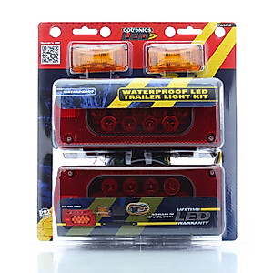 Optronics TLL36RK Red Rectangular Combination Tail Light Kit