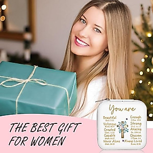 Christian Gifts for Women Birthday Gifts Inspiration Religious Gifts Spiritual Gifts Catholic Gifts for Women Her Mom Friends Female Coworker Sister Christian Bible Verse Scripture Gifts Jewelry Box