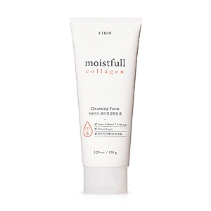 ETUDE HOUSE Moistfull Collagen Cleansing Foam 150ml (Old Version) | Facial Cleanser | Moist and bouncy bubble foam cleanser moisturizes skin | Skin Cleanser