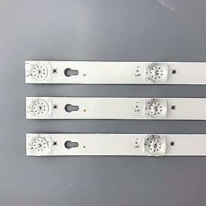 LAZIRO L40P1A-F Light Bar TOT-40D2900-3X8-3030C YHA-4C-LB4008-YH07J Total Length 69CM 3 Light Bars Compatible with TCL TV Light Strip