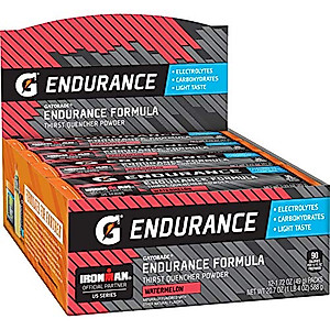 Gatorade Endurance Powder With Electrolytes, Watermelon, 1.72 Ounce (Pack of 12)