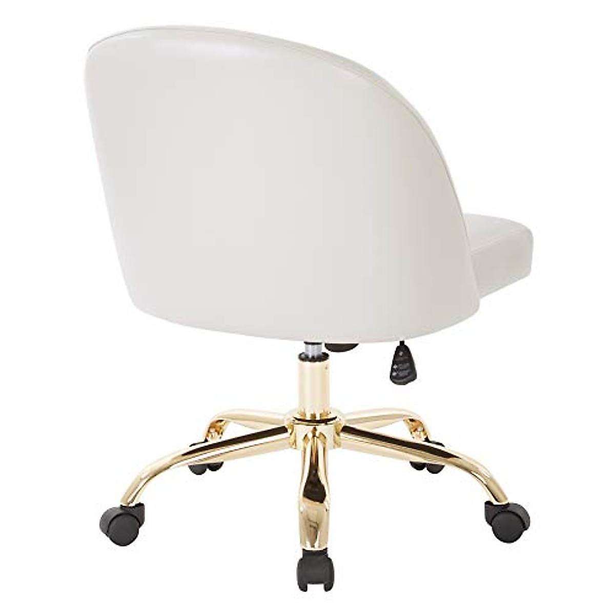 OSP Home Furnishings Layton Office Chair, Cream