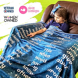 Birdy Boutique - Double Sided Learning Blanket® - Sight Words (Dolch & Fry List) Teach Over 150 Words - Cozy Soft Minky - Great for Early Readers, Homeschoolers, PreK, Kindergarten - 50" X 60"