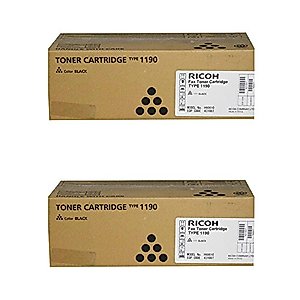 Ricoh 431007 Black Toner Cartridge 2-Pack for 1190L
