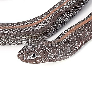 Airshi Fake Snake Toy, Funny Simulated 31.5 Inch Lifelike Snake Model for Theme Party