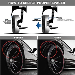 DCVAMOUS 4PC 8x6.5 to 8x170 Wheel Adapters 2 Inch with 9/16" Studs Compatible with Dodge F-ord 8 Lug for 1994-2010 R-A-M 2500 3500 | 1975-1998 F250 F350 (9/16" Lugs) | 1975-1986 C20 C30 K20 K30 J20