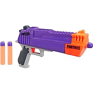 Nerf Fortnite HC-E Mega Dart Blaster - includes 3 Official Mega Fortnite Darts - for Youth, Teens, Adults