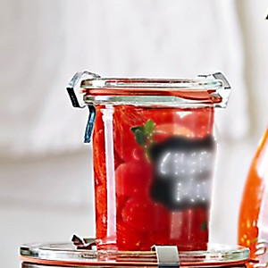 ALONCEgwsnh Spices Jars Hot Transparent Glass Storage Can Dry Fruit Bisscuits Grains Dessert Containers