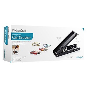 Kitchencraft Floor Standing Foot Operated Can Crusher