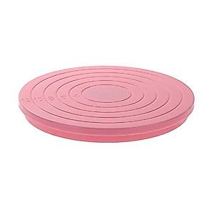 5.5 Inch Revolving Cake Turntable Rotating Cake Stand Baking Supplies for Weeding Small Spinning Swivel Round Cake Plates Non-Slip Rubber DIY Decorating Tool