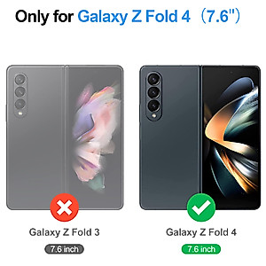 Antsturdy for Samsung Galaxy Z Fold 4 Wallet Case [RFID Blocking] [Zipper Poket] PU Leather Flip Folio Protective Cover with Slots Magnetic Credit Card Holder Kickstand Men Women,Rose Gold