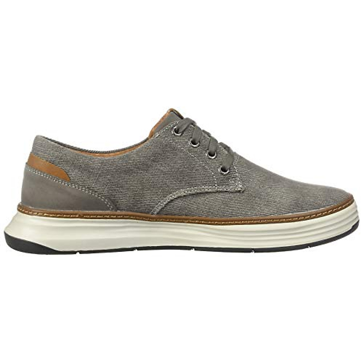 Skechers mens Skechers Men s Moreno Canvas Oxford Shoe, Beige (Tpe 578), 10.5 US