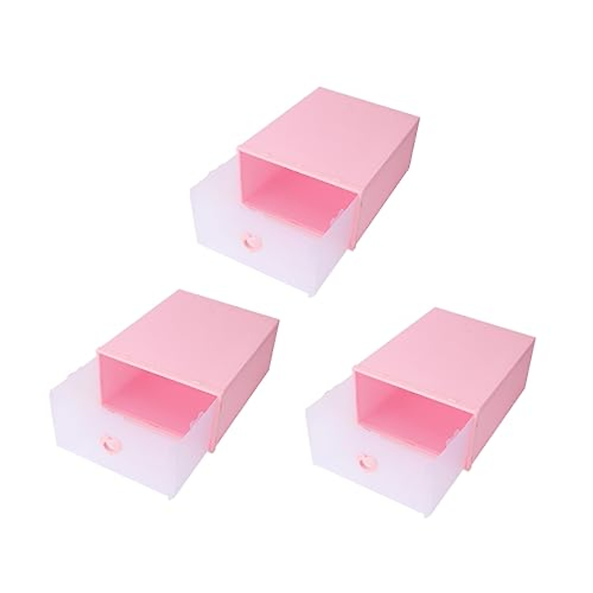INOOMP 6 Pcs Shoe Storage Box Shoe Box Loafers Drawer Storage Cabinet Socks Container Sneakers Storage Case Toys Container Underwear Organizer Department Store Men and Women Clothing