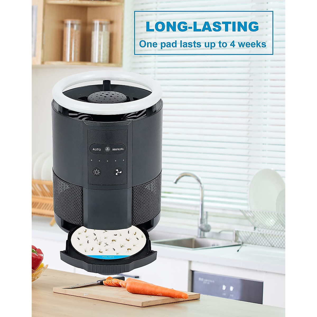 12 Pack Replacement Glue Boards 3.4 Inches Refill Sticky Glue Pads for DynaTrap DT152 and Katchy Duo Indoor Insect Fly Mosquito Trap Bug Catcher Mosqusito Lamp