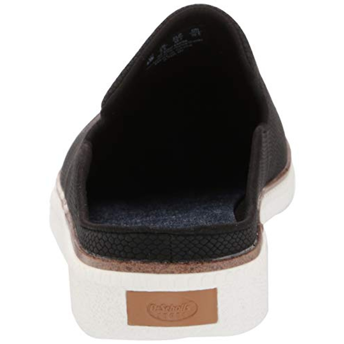 Dr. Scholl's Shoes Women's Sink in Clog, Black Snake, 7.5