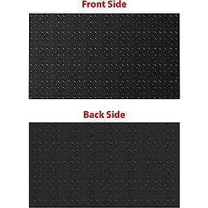 Calvana 65”x36” Multipurpose Fire-Resistant Mat - Large Composite Vinyl Grill Splatter Mat, Gym Equipment Mat, or Garage Floor Oil Mat - Protect all Surfaces from Grease and Oil - Very Easy to Clean