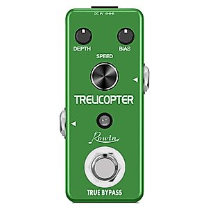 Rowin Trelicopter Effects Guitar Tremolo Pedal