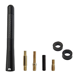 ONE250 Antenna, Compatible with Ford F-Series (F-150 F-250 F-350 Raptor Ranger 1997-2024), Ford Fusion (2000-2019), Ford Transit (2007-2024), Mustang (2000-2016), C-Max (1999-2024), Fiesta (Black)
