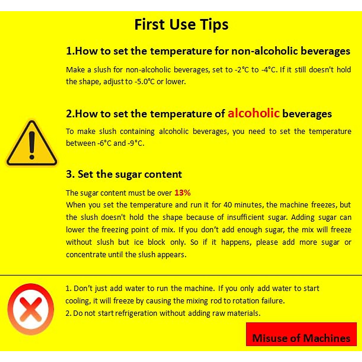 VEVOR Commercial Margarita Machine, 1Tank 15L Commercial Slushy Machine, Stainless Steel Smoothie Frozen Drink Maker, 500W 110V for Supermarkets Cafes Restaurants Bars Home Use