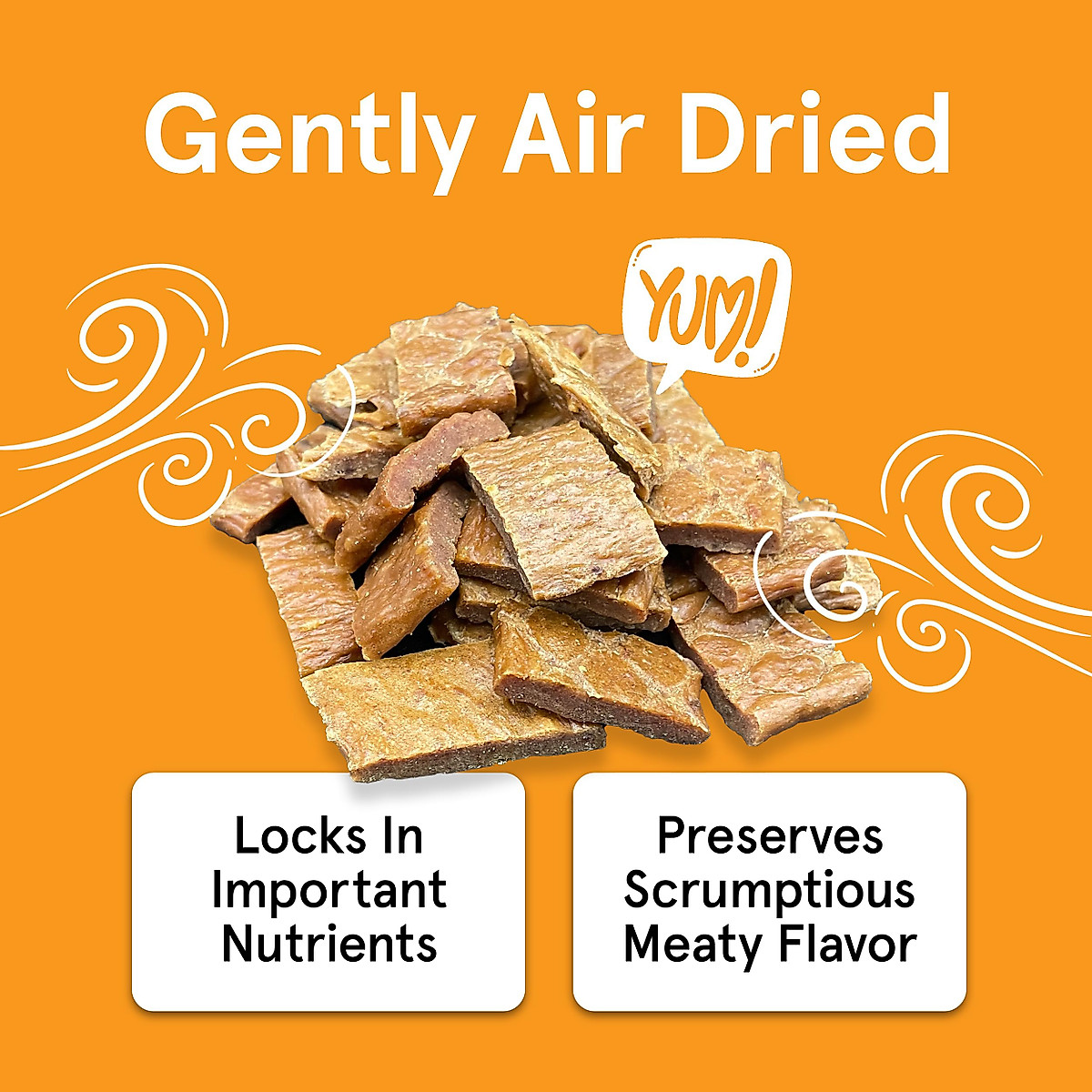 Real Meat Dog Treats - 12oz Bag of Bite-Sized Air-Dried Venison & Chicken Jerky for Dogs - Grain-Free Jerky Dog Treats Made up of 95% Human-Grade, Free-Range Venison & Chicken - All-Natural Dog Treats