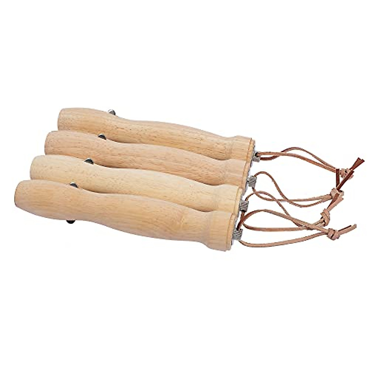 Frenar Marshmallow Roasting Sticks Wooden Handle 32 Inch Telescoping Hot Dog Forks&Smores Stainless Steel Skewers for Campfire Fire Pit Sausage BBQ, 4PCS