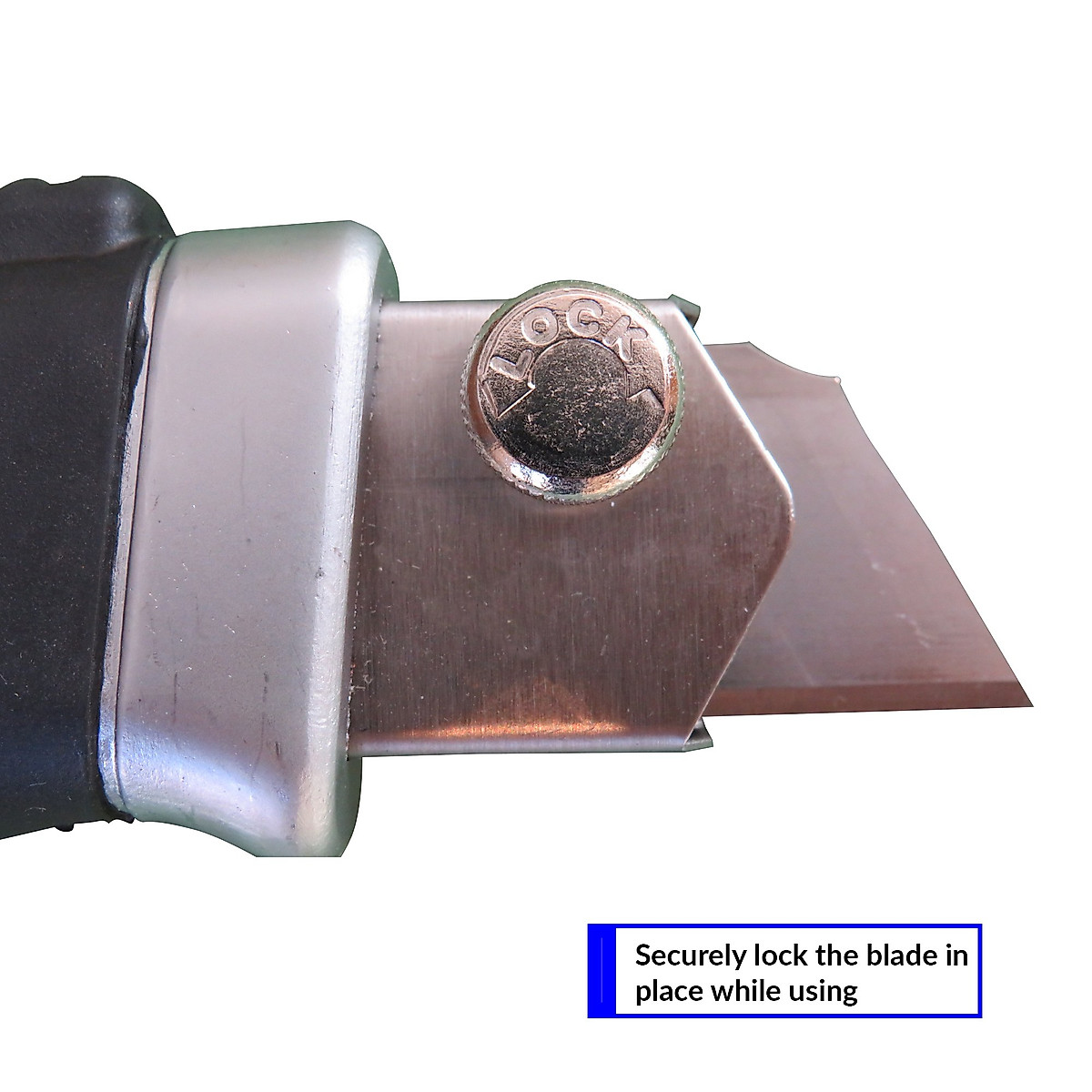 Smithline Heavy-Duty Professional Grade 18mm (3/4 inch) Utility Knife Retractable Razor, Box Cutter, Snap-Off SK2 Blades