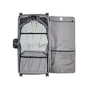 DELSEY Paris Luggage Helium DLX Garment Bag with Spinner Wheels, Black, 24 Inch